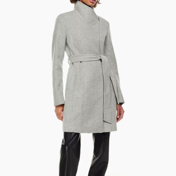 Babaton | Jackets & Coats | Nwt Aritzia Color Heather Light Grey The ...